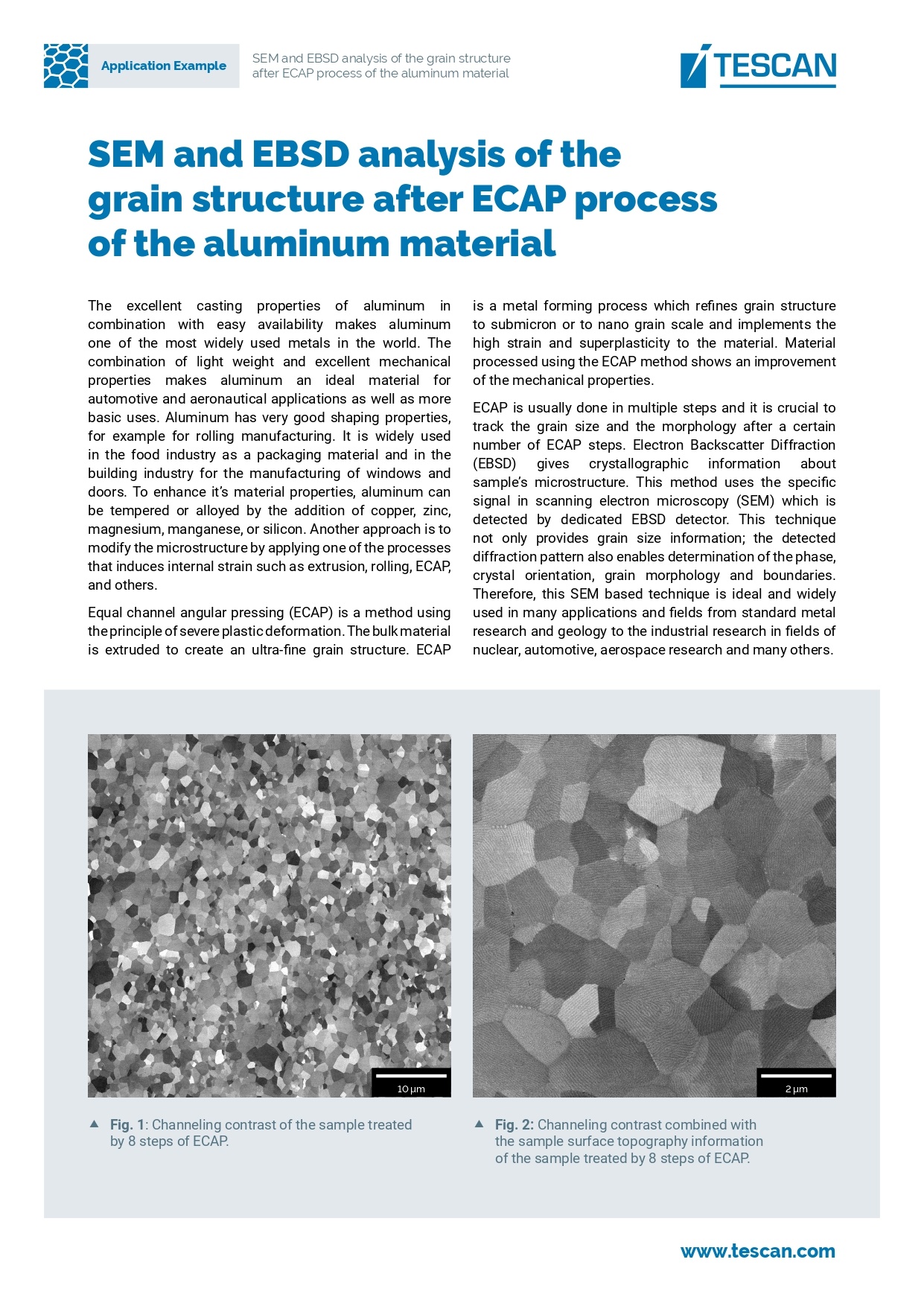 Download: SEM & EBSD Analysis of Aluminum After ECAP Process