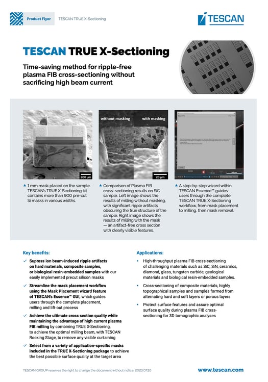 Download | FIB-SEM TESCAN TRUE X Sectioning
