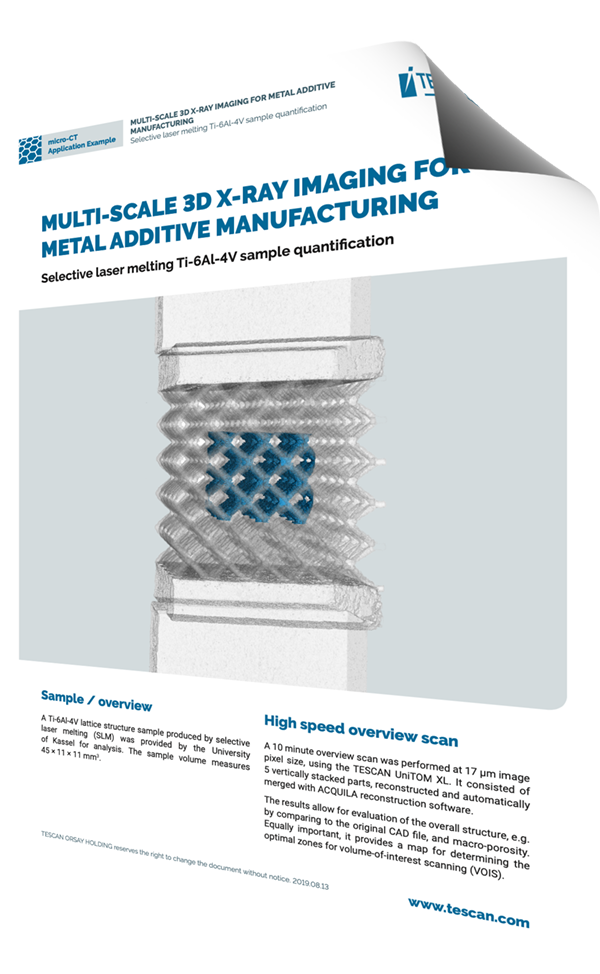 Thank You - App Note - Multi Scale Additive Manufacturing